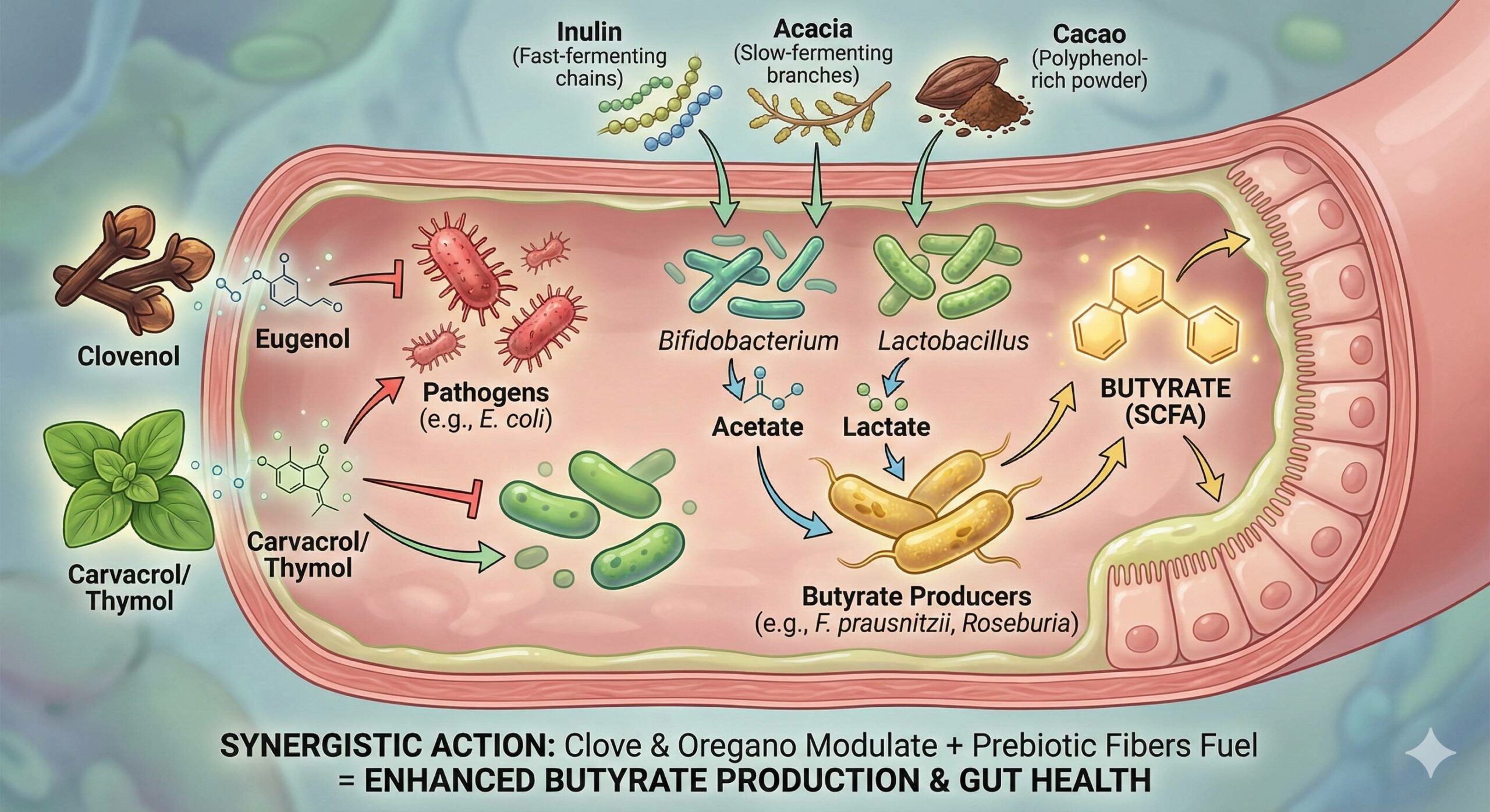The Butyrate Blueprint: How Clove, Oregano, and Prebiotics Fuel Gut ...